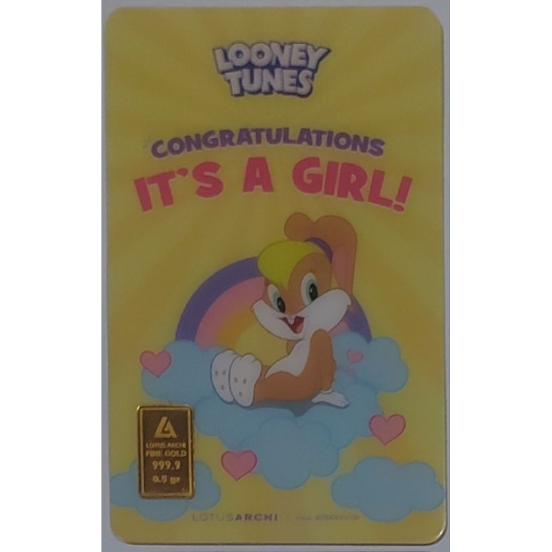 Jual Logam Mulia Lotus Archi 0.5 Gram Looney Tunes Congratulations It's ...