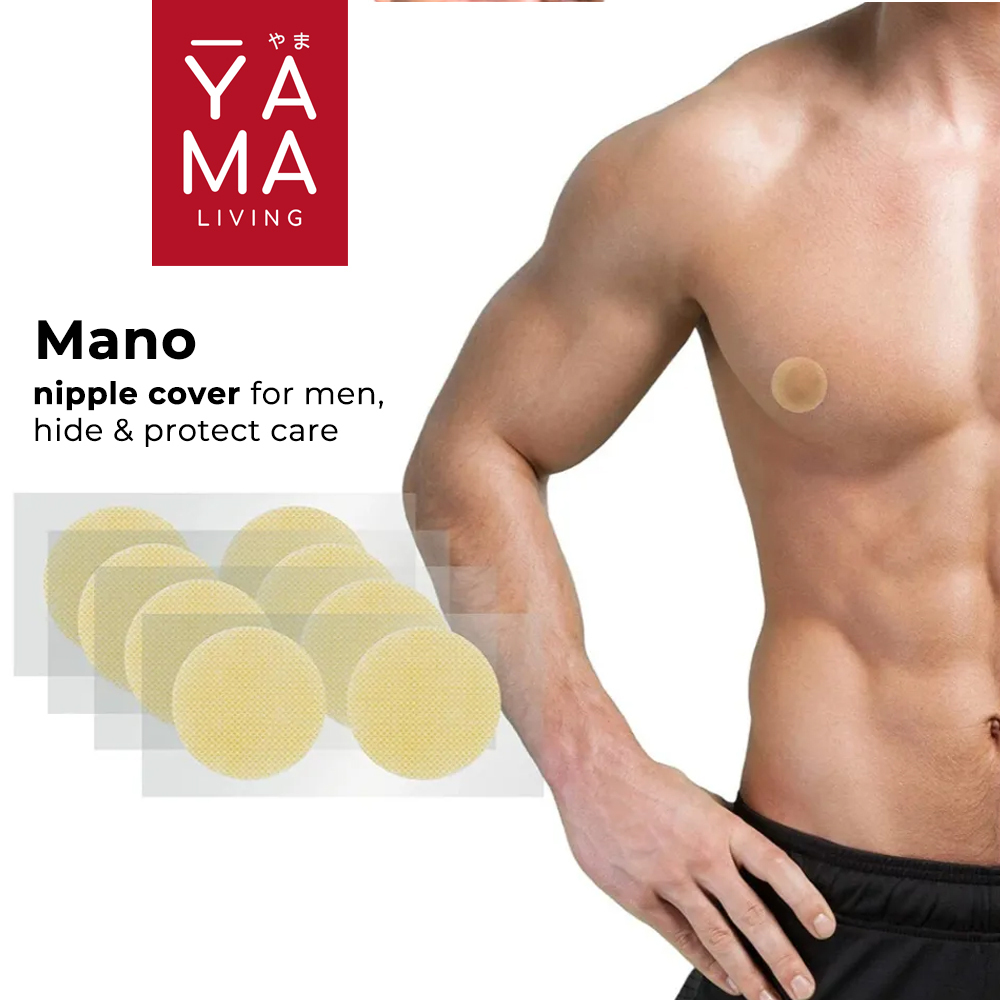Jual YAMA MANO 10 Pairs Men Nipple Cover Sticker Penutup Puting Pria ...