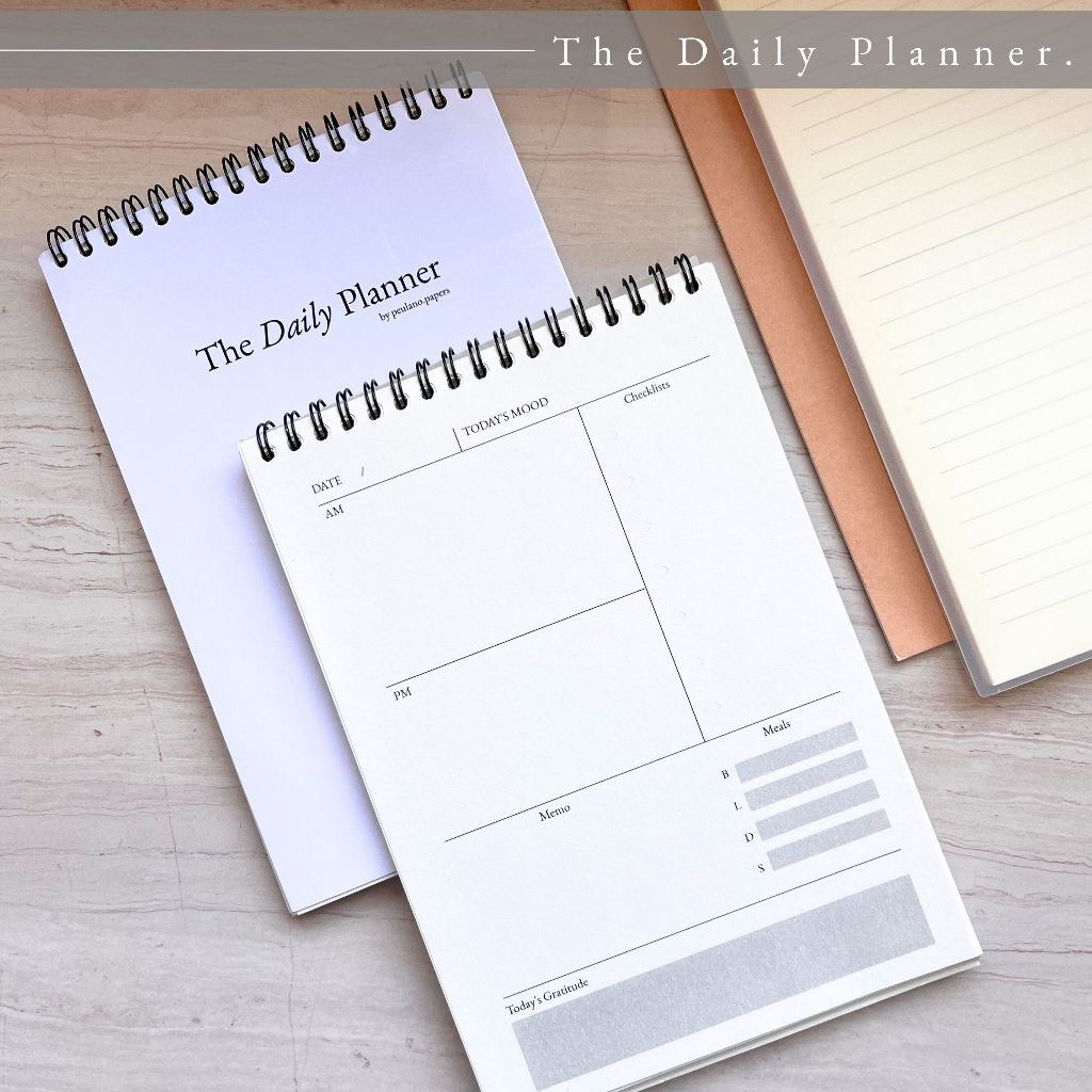 Jual The Daily Planner Notebook Buku Tulis Catatan Perencanaan Harian ...