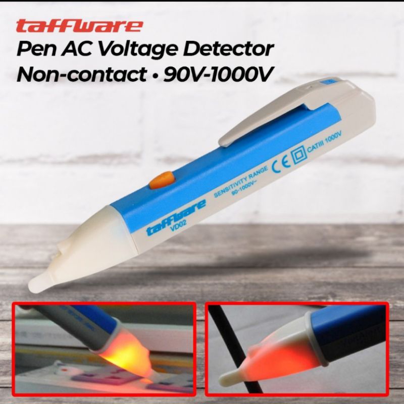 Jual Tes Pen AC Alat Deteksi Listrik Pen Non Contact AC Detector ...