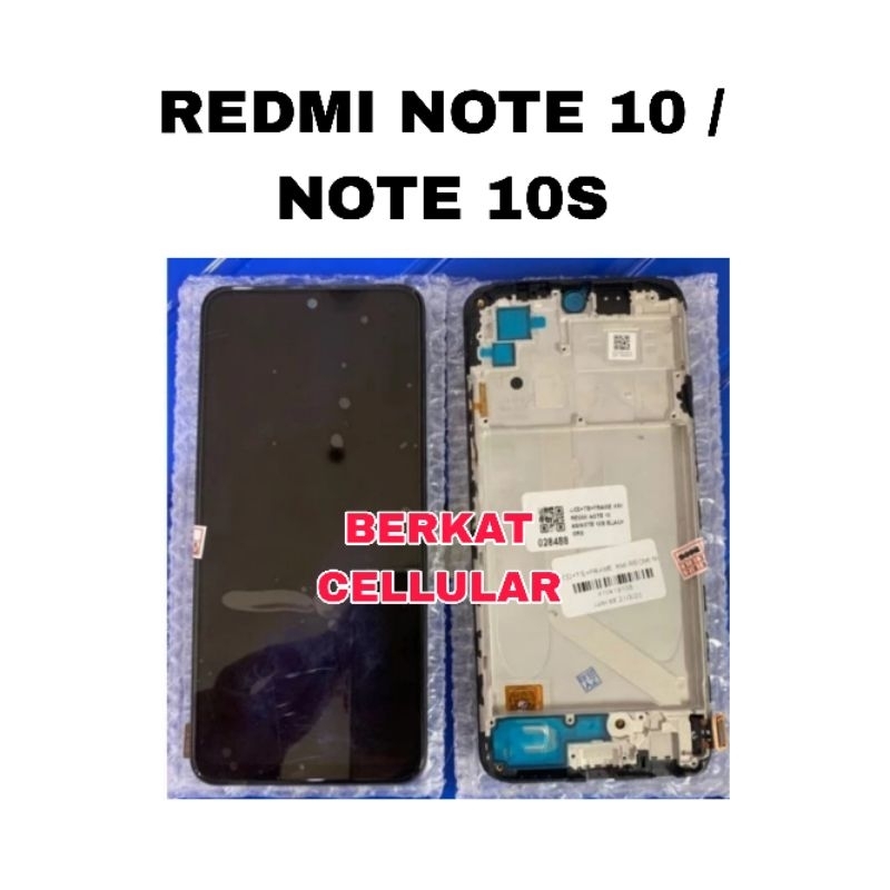 Jual LCD XIAOMI NOTE 10 / NOTE 10 S FULL SET PLUS FRAME OLED | Shopee ...