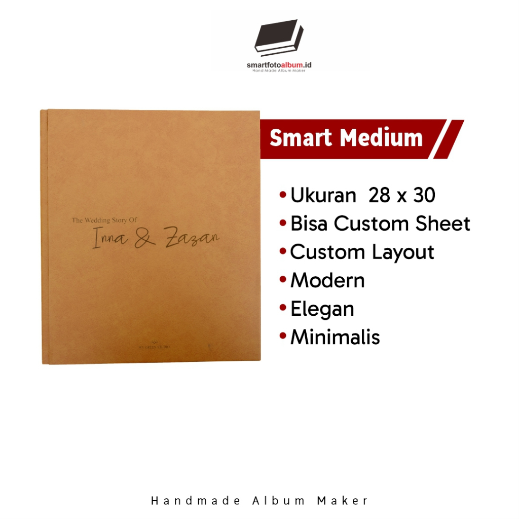 Jual Smart Album Medium Ukuran 28 x 30 cm Album Modern Bukan Kolase ...