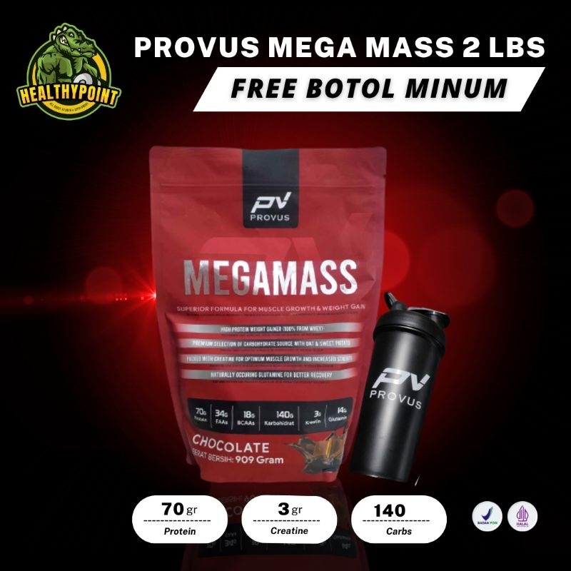 Jual Provus Mega Mass 2 Lbs Weight Gainer 2lbs | Shopee Indonesia