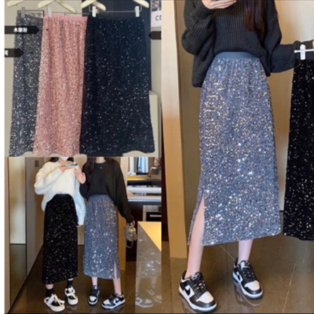 Jual ROK SEQUIN BANGKOK GLITTER | Shopee Indonesia
