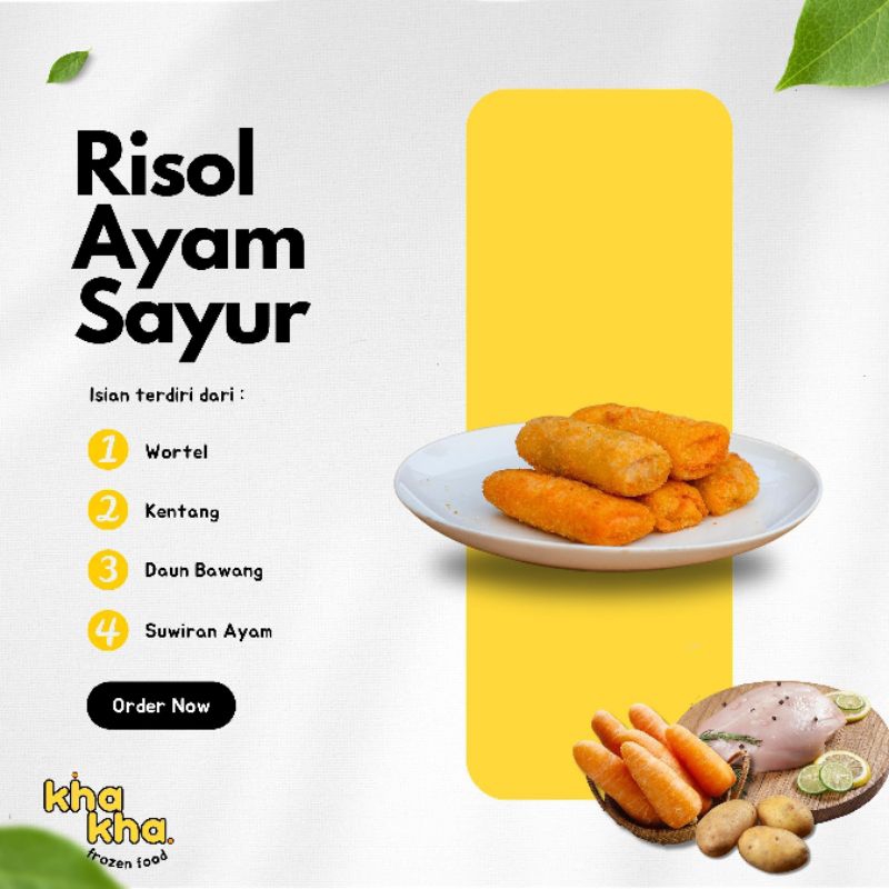 Jual Risol isi Ayam Sayur Frozen | Shopee Indonesia