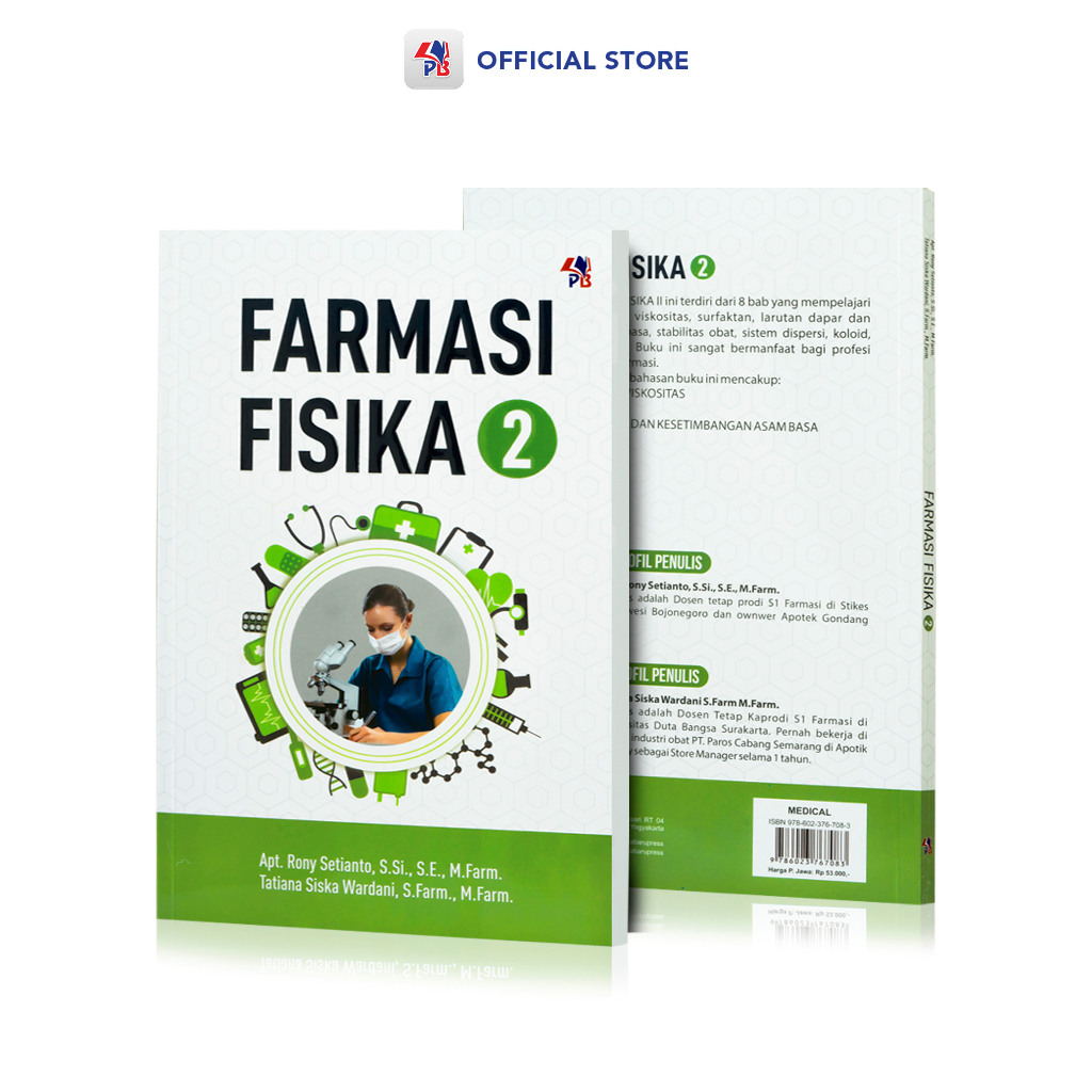 Jual Buku ORIGINAL - Buku FARMASI FISIKA 2 RONY SETIANTO Pustaka Baru | Shopee Indonesia