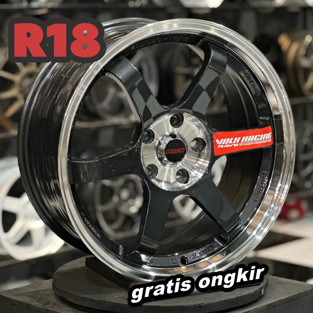 Jual VELG TE37 SL Ring 18X8 Pcd 5x114,3 VELG MOBIL XPANDER,CIVIC,HRV ...