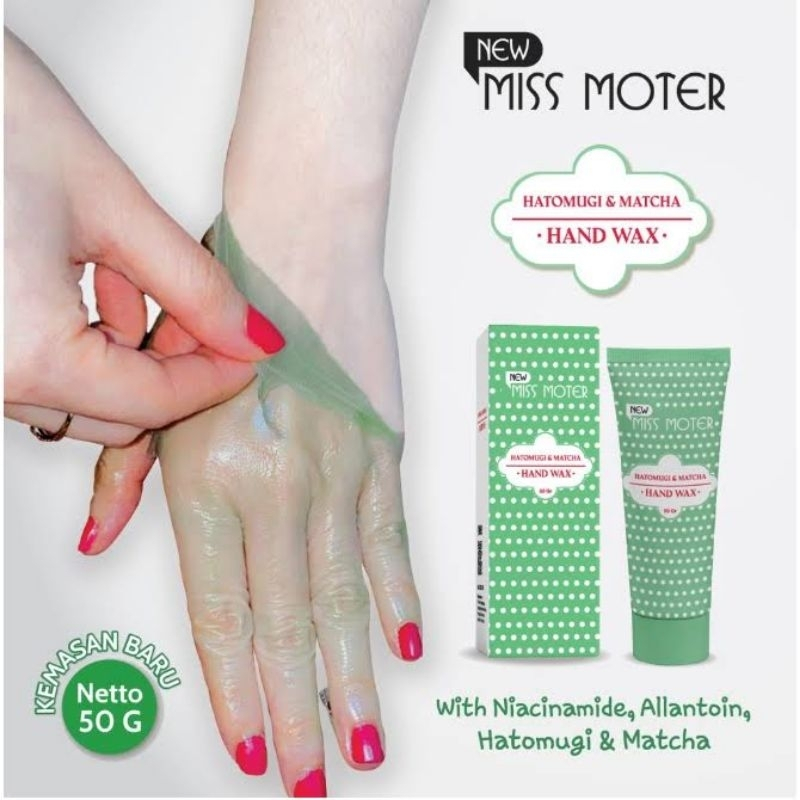 Jual SYB Miss Moter Wax Matcha Hand Wax Ijo Exfoliasi Mis Motter Hand ...