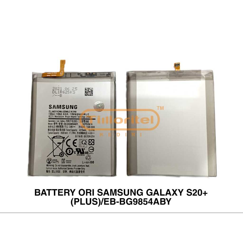 Jual BATTERY SAM GAL S20+ (PLUS)/EB-BG985ABY (KUALITAS ORI) | Shopee ...