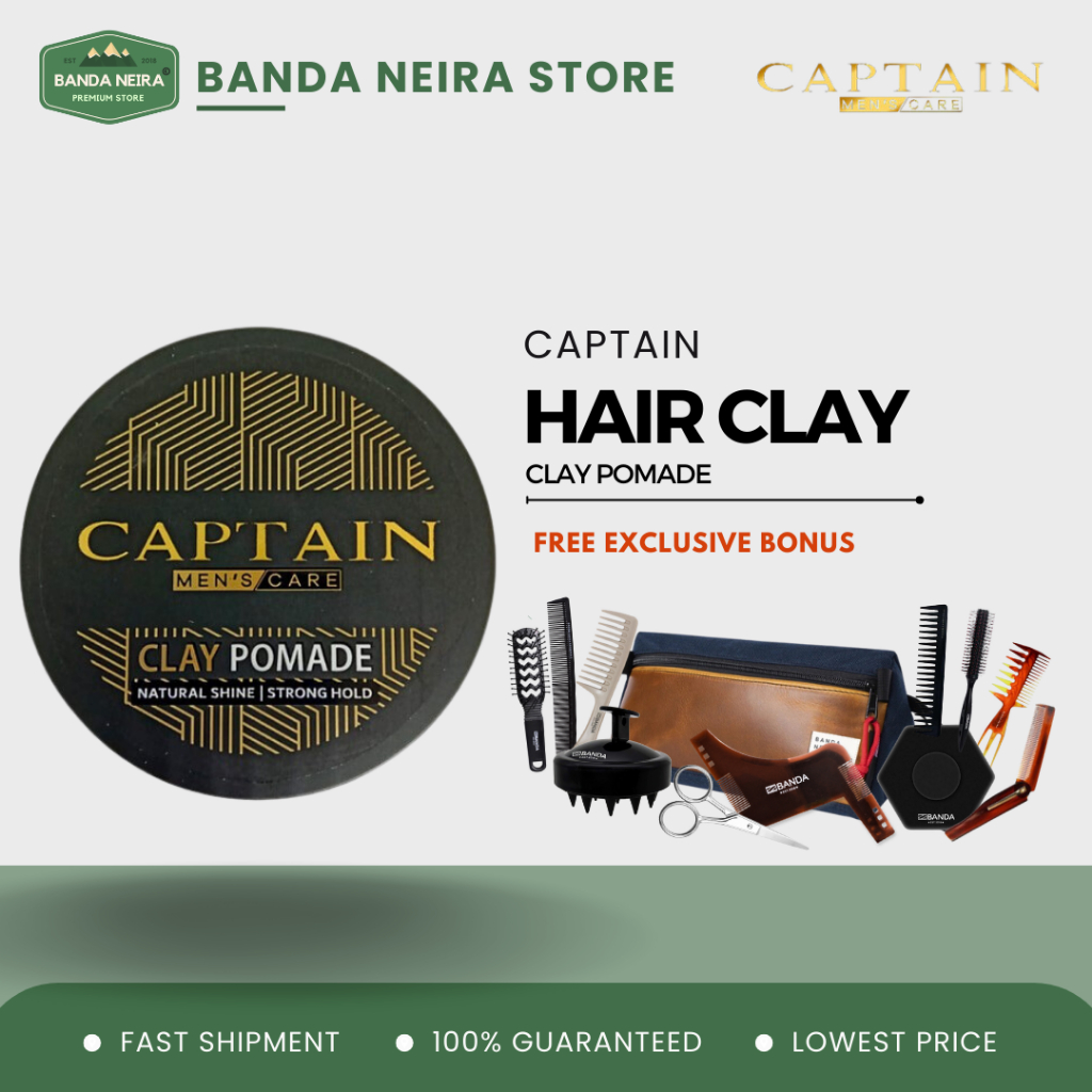 Jual CAPTAIN Clay Pomade / Meningkatkan Volume Rambut | Shopee Indonesia