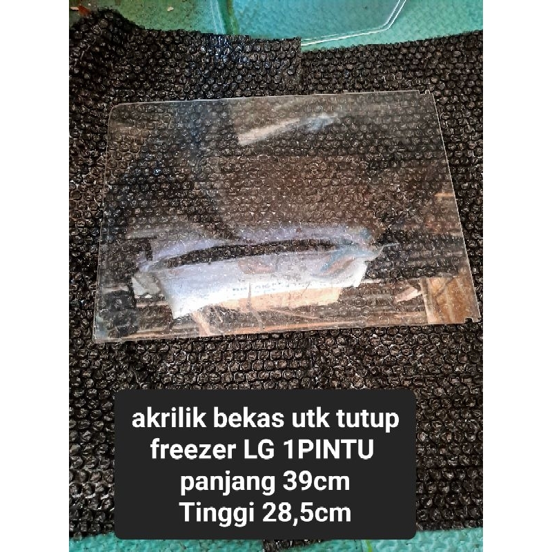 Jual akrilik bekas bukan ori utk tutup freezer LG 1PINTU model GN-V 191 ...