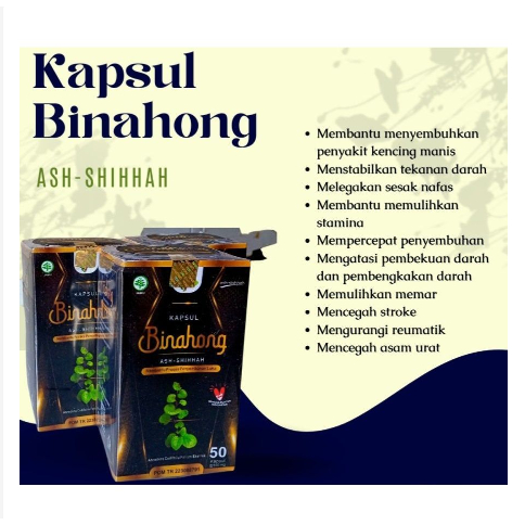 Jual (BPOM) Kapsul Daun Binahong Ash-Shihhah 100% Original MultiKhasiat !!! | Shopee Indonesia