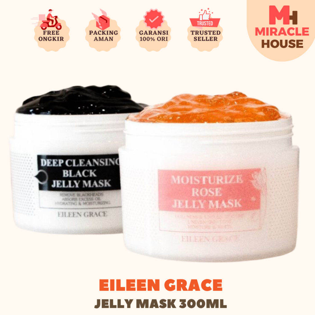 Jual EILEEN GRACE Moisturize Rose Jelly Mask | Deep Cleansing Black ...