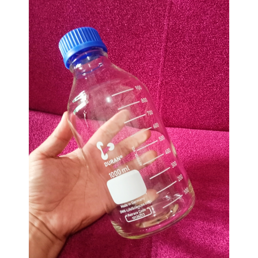 Jual Laboratory Bottle Duran Clear 21 801 545 1000 ml | Shopee Indonesia