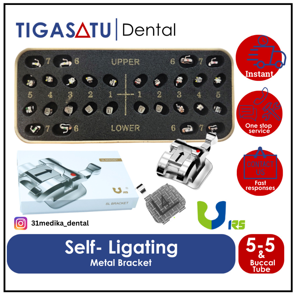 Jual Metal Bracket/ Kawat Gigi - Self Ligating - RS Medico | Shopee ...