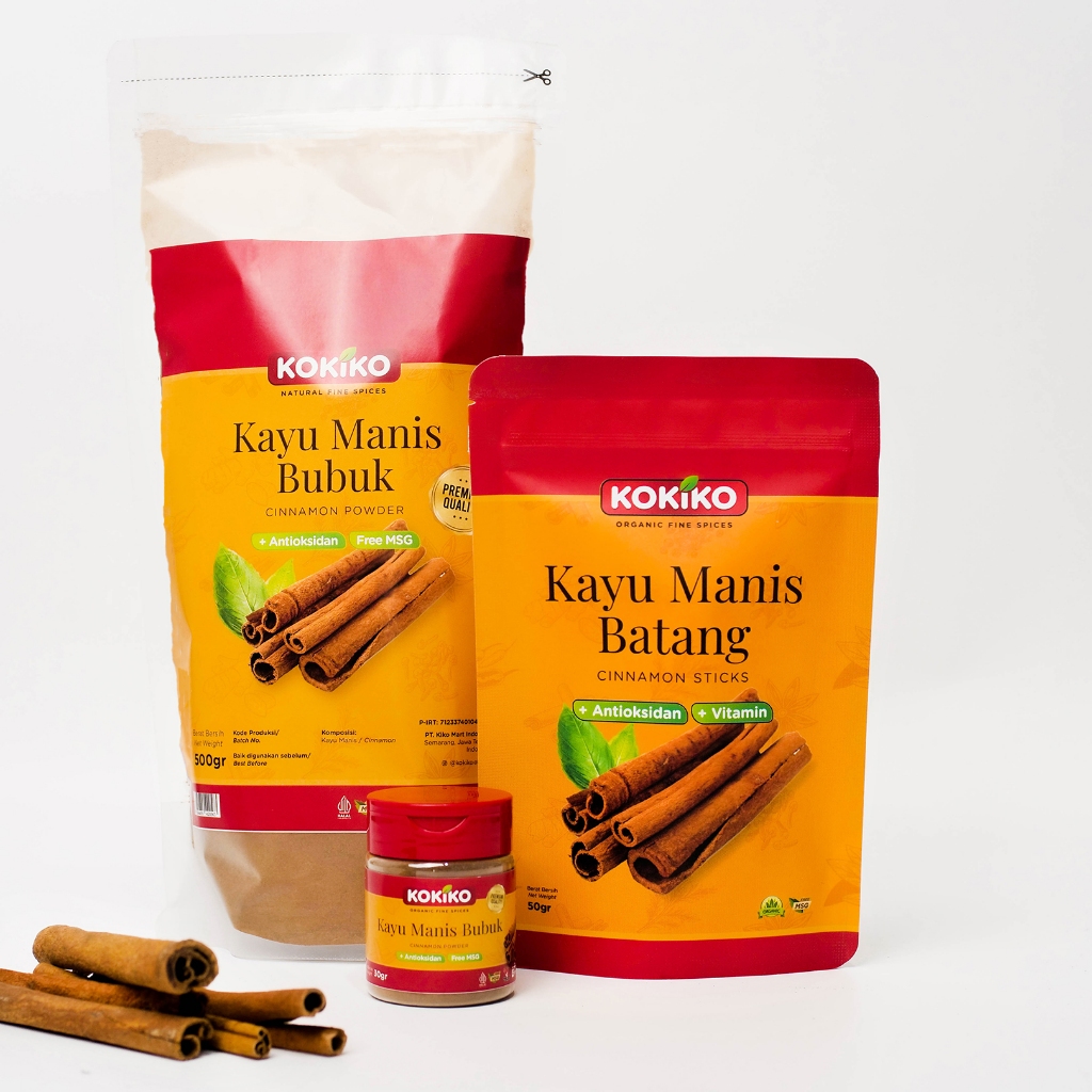 Jual KOKIKO Kayu Manis Bubuk / Cinnamon Powder 30 Gram - 100 Gram ...
