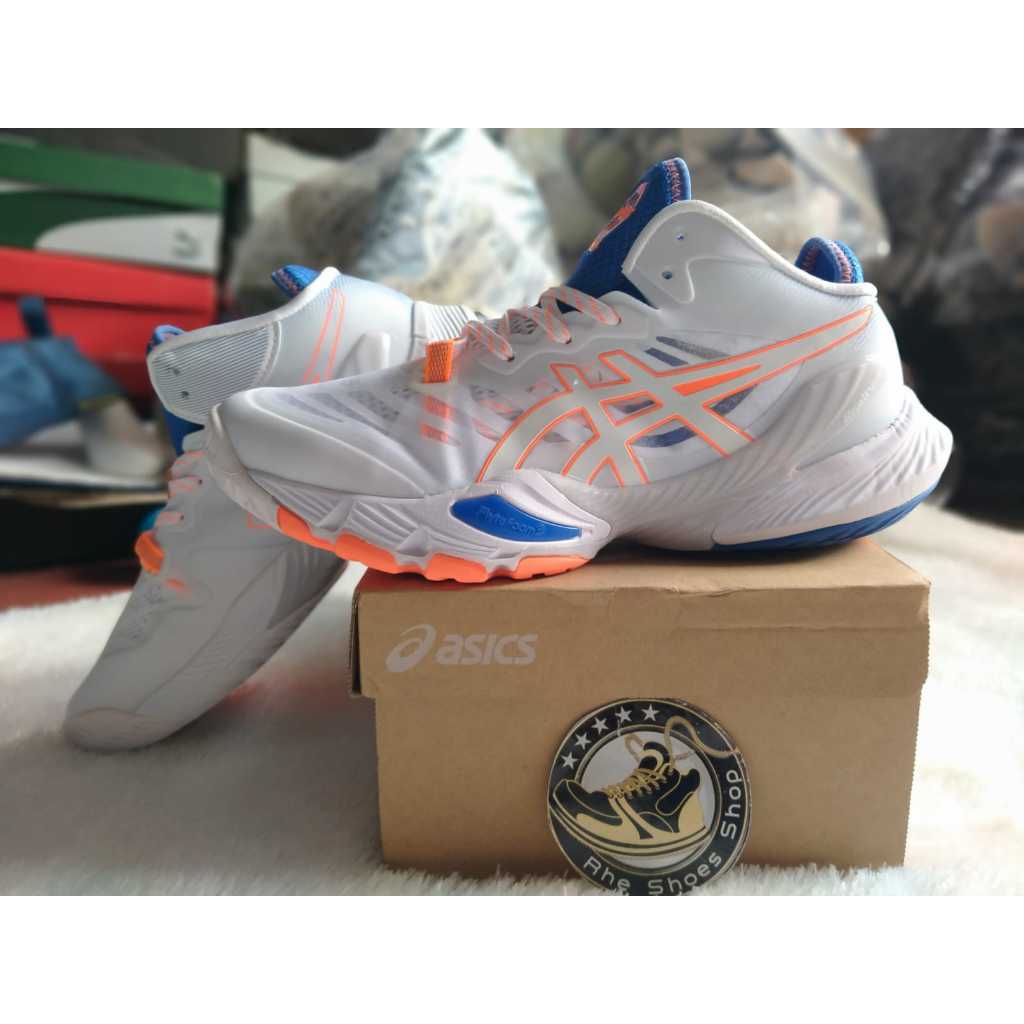 Jual Sepatu VOLLY/VOLLI Metarise white Blue (original super premium ...