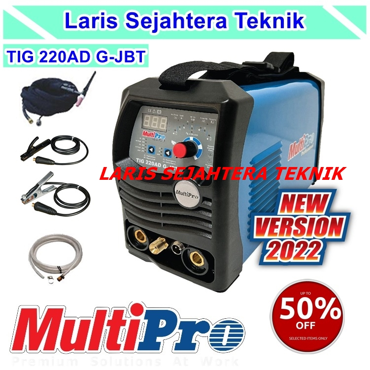 Jual Mesin Las Multipro TIG 220AD GJBT Trafo Las Listrik Argon TIG 220 ...