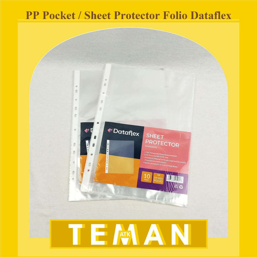 Jual PP Pocket / Sheet Protector Dataflex Folio - isi 10 lembar (DF-742 ...