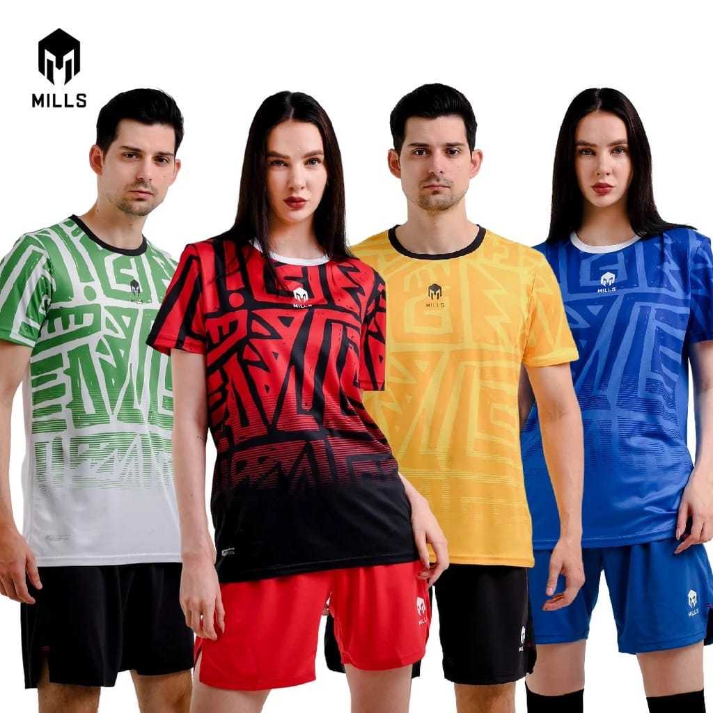 Jual MILLS Baju Olahraga Jersey Sepakbola Football Futsal Soccer Jersey ...