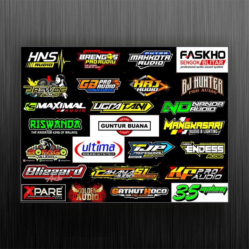 Jual STIKER SOUND SYSTEM - STICKER SOUND ISI 25 PCS | Shopee Indonesia