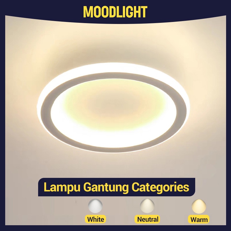Jual 3-color Lampu Plafon Minimalis Lampu lingkaran Untuk Dekorasi ...