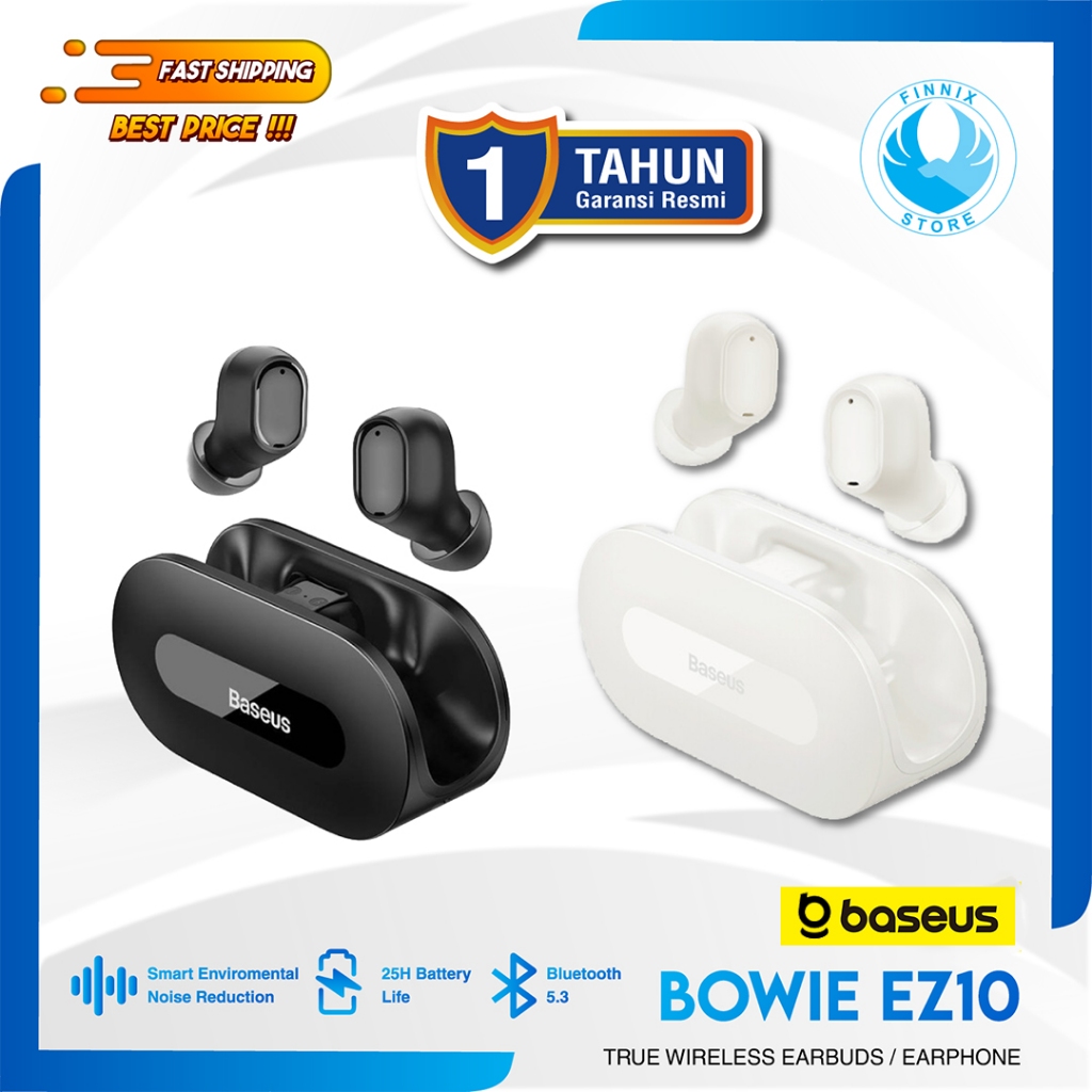 Jual Baseus Bowie EZ10 TWS True Wireless Bluetooth Earphone Earbuds ...