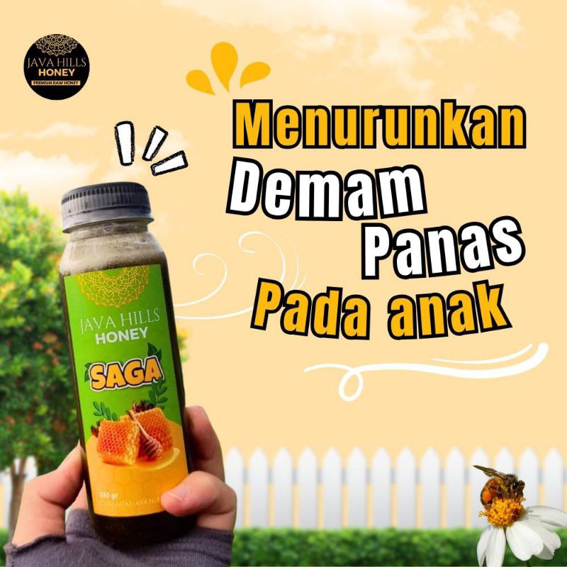Jual MADU SAGA BY JAVA HILLS HONEY | Shopee Indonesia