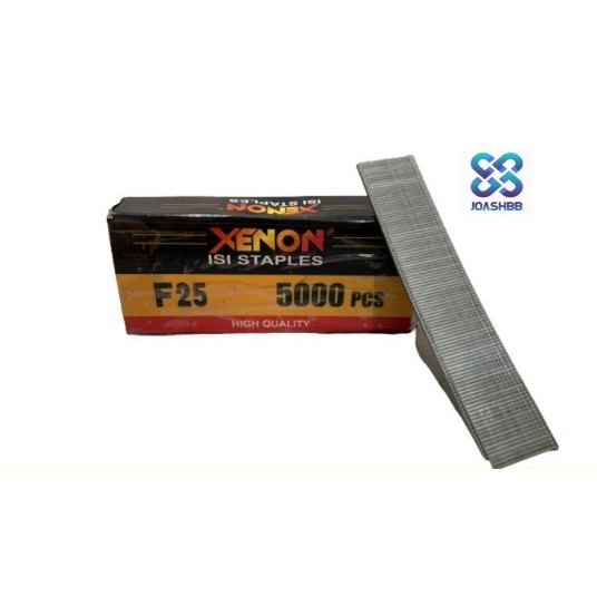 Jual ISI STAPLES F25 isi 5000bh MESIN PAKU TEMBAK REFILL AIR NAILER ...