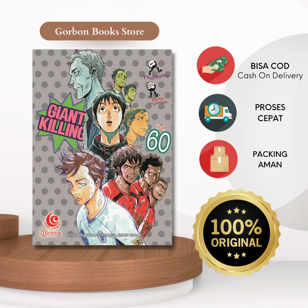 Jual Level Comic: Giant Killing 60 (TSUJITOMO,MASAYA TSUNAMOTO) | Shopee Indonesia
