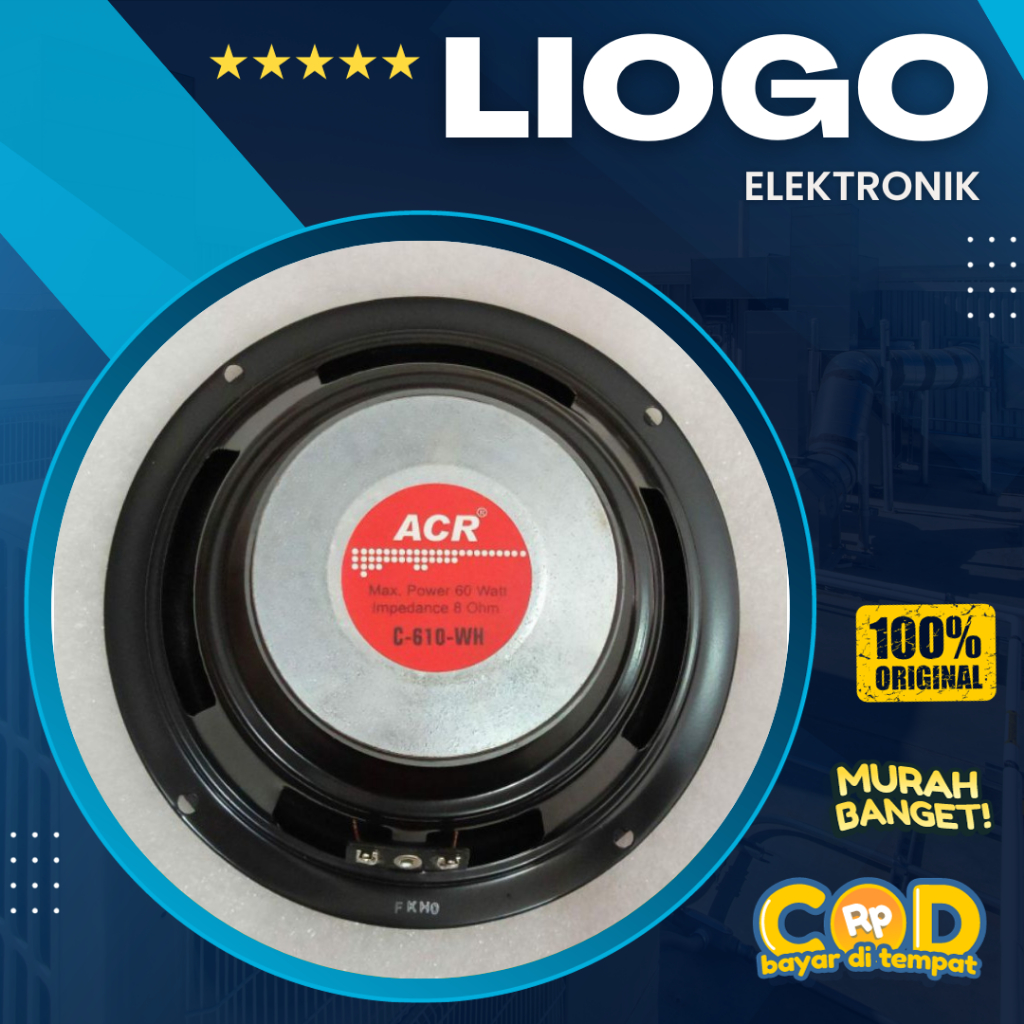 Jual Speaker ACR 6 Inch ACR 610 WH ACR Woofer 6 Inch C610WH | Shopee ...