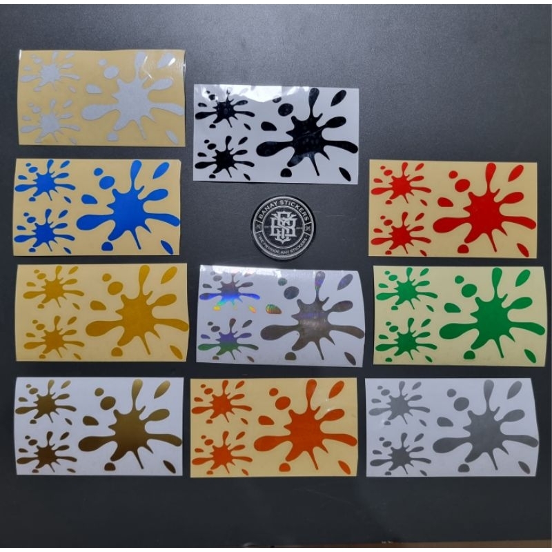 Jual Stiker BERCAK Sticker CROT Isi 3 cutting | Shopee Indonesia