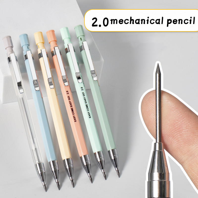 Jual Pensil Mekanik 2.0mm/ Mechanical Pencil Graphite Lead Automatic ...