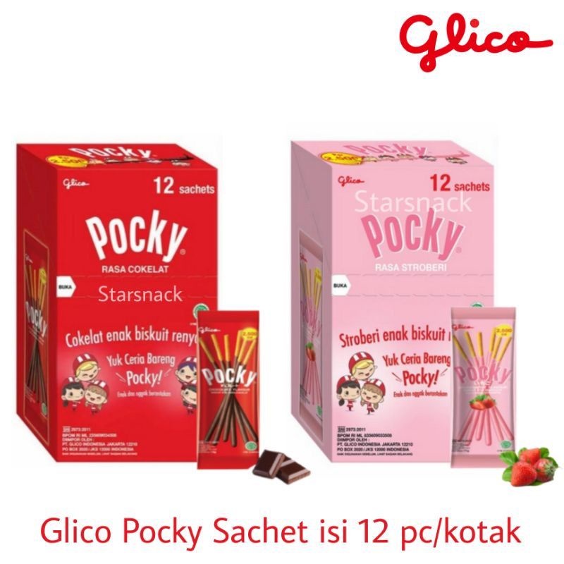 Jual Pocky Box Pocky Sachet Isi 12 Sachet Pack Shopee Indonesia
