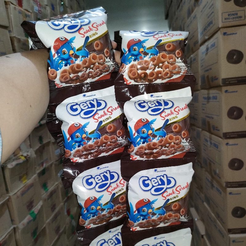 Jual GERY RING SNACK SEREAL 1 DUS ISI 60 PCS | Shopee Indonesia