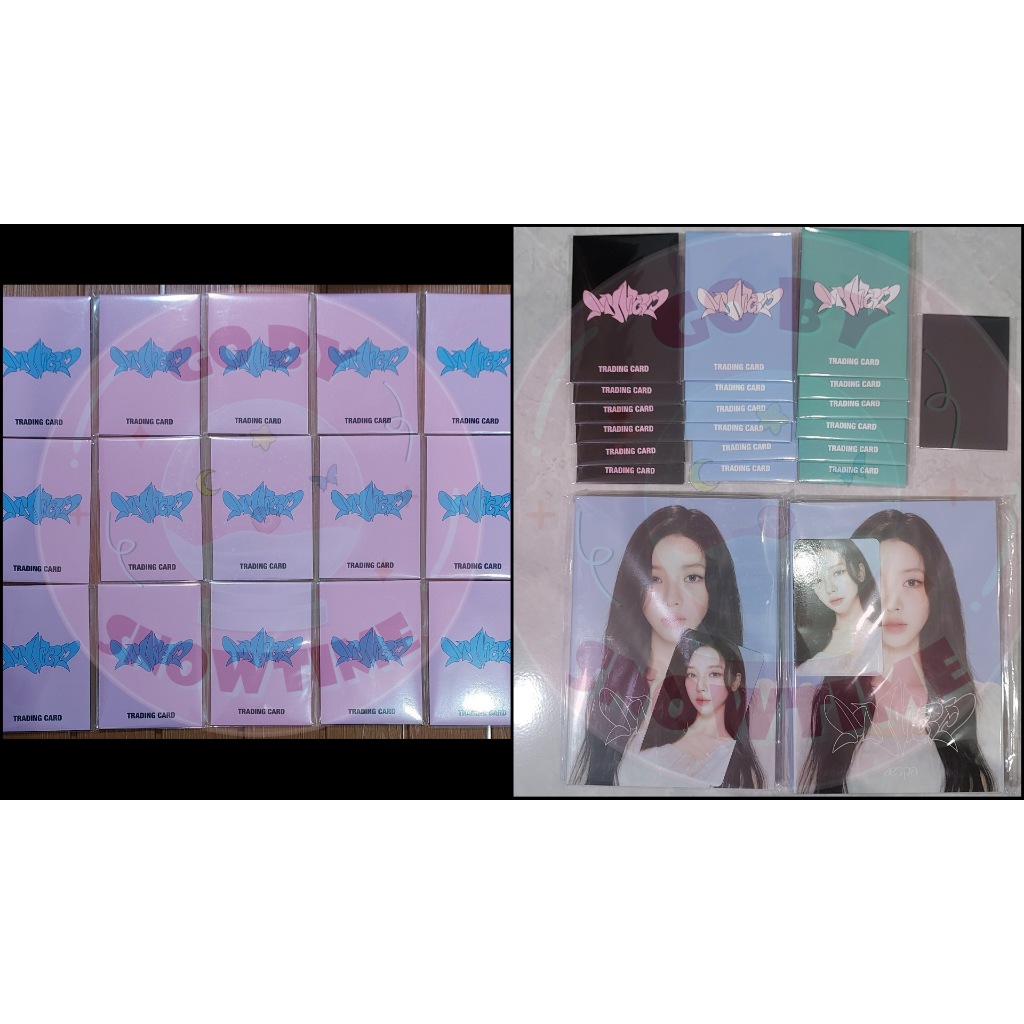 Jual [READY STOCK] MD AESPA MY WORLD RANDOM TRADING CARD TC A B C D ...
