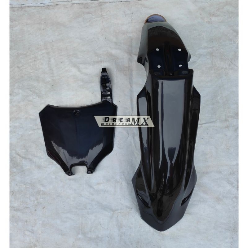 Jual Spakbor depan crf 450 2022 dan Papan nomor crf450 set Supermoto crf 150l klx 150 bf ...