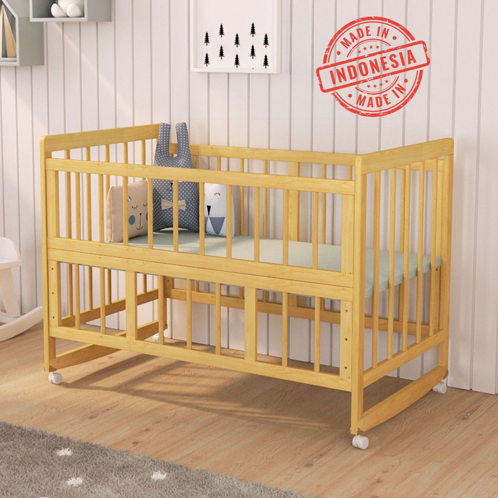 Jual Tempat tidur bayi/box bayi/ranjang bayi/baby box ayun kayu ...