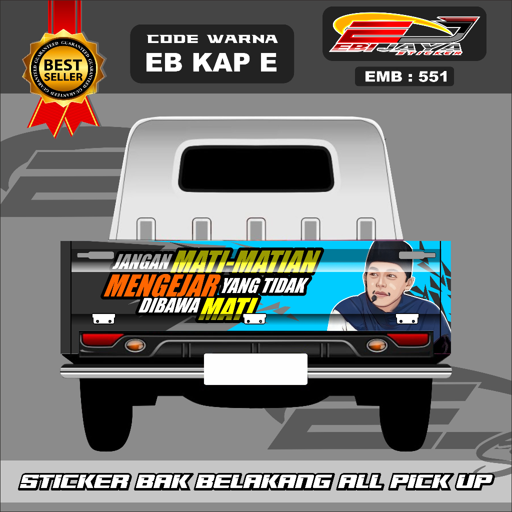 Jual VARIASI STIKER GRANDMAX PICKUP BAK BELAKANG-STIKER GRAND MAX 1.5 ...