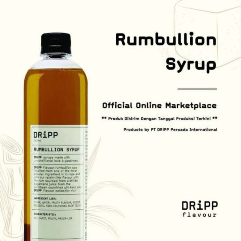 Jual Dripp Syrup Rumbullion 760ml | Shopee Indonesia
