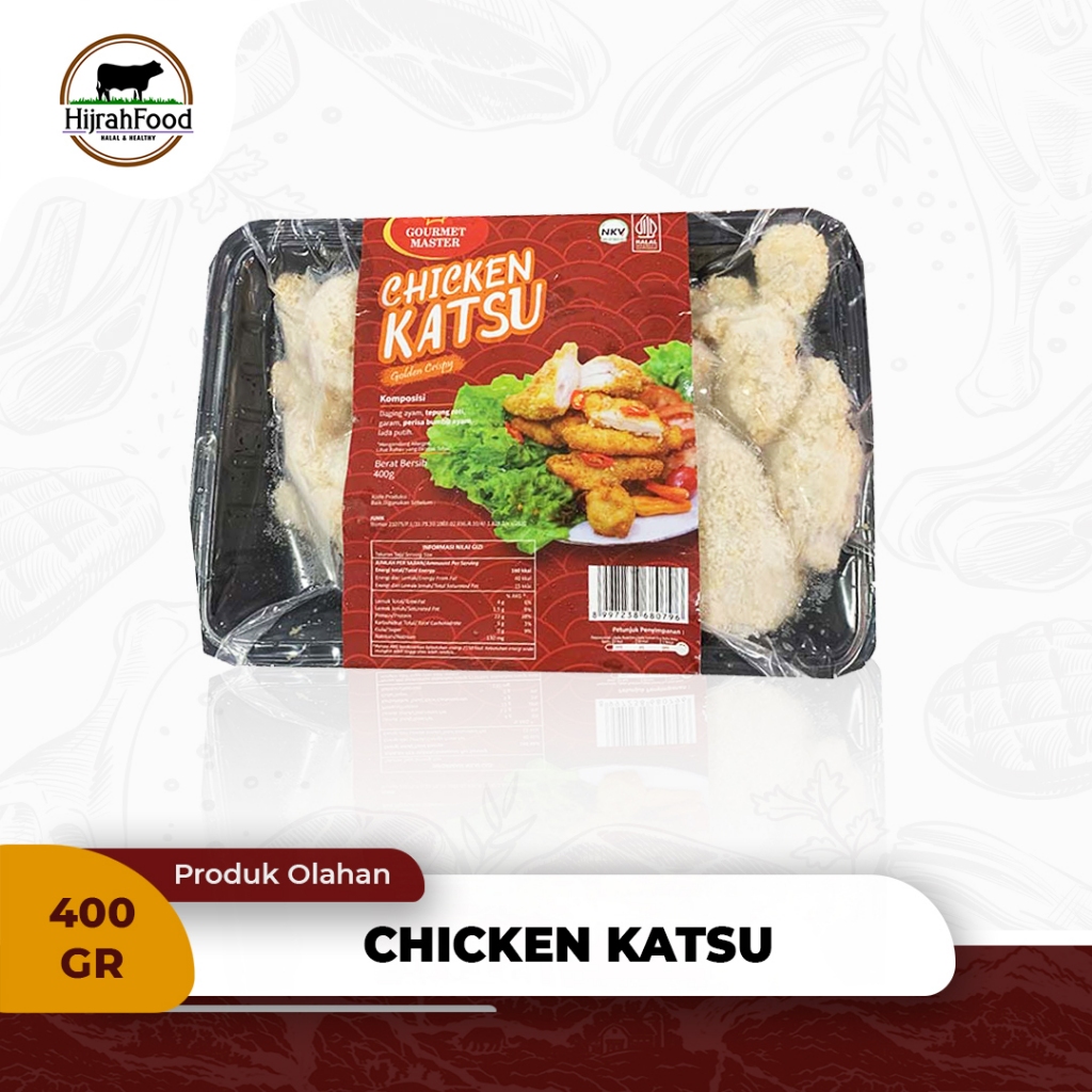 Jual Gourmet Master Chicken Katsu Berbumbu Ayam Fillet Olahan Golden ...