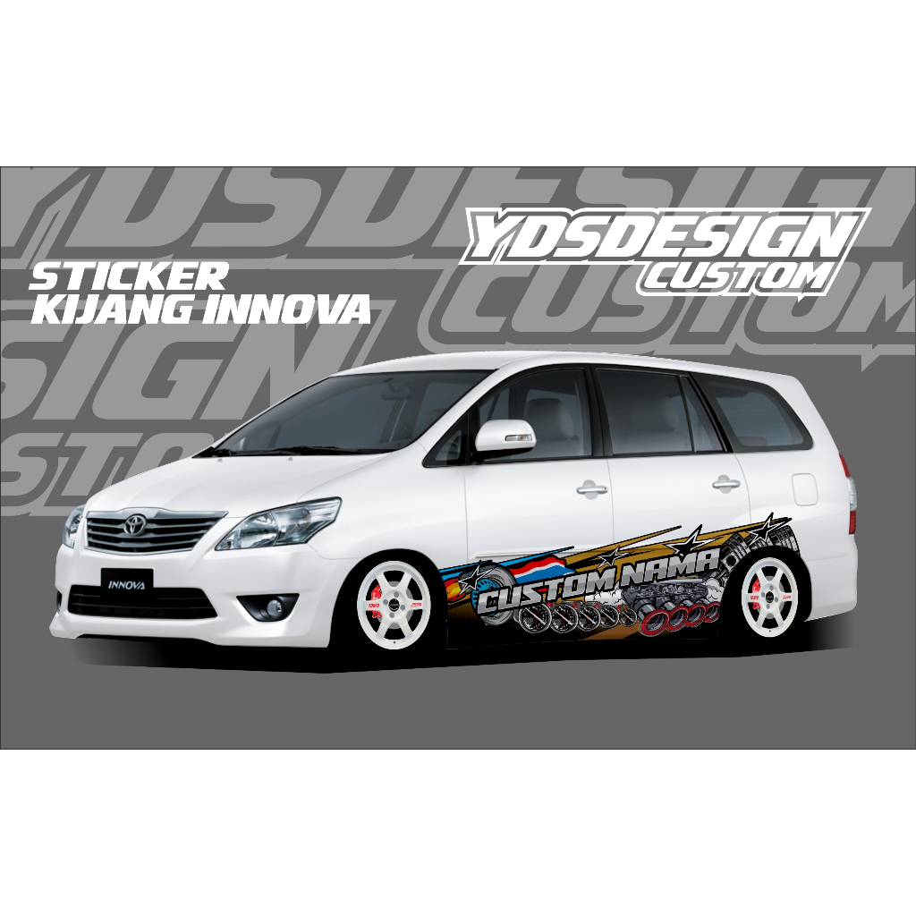 Jual STICKER LIVERY INNOVA,FORTUNER,DLL | Shopee Indonesia