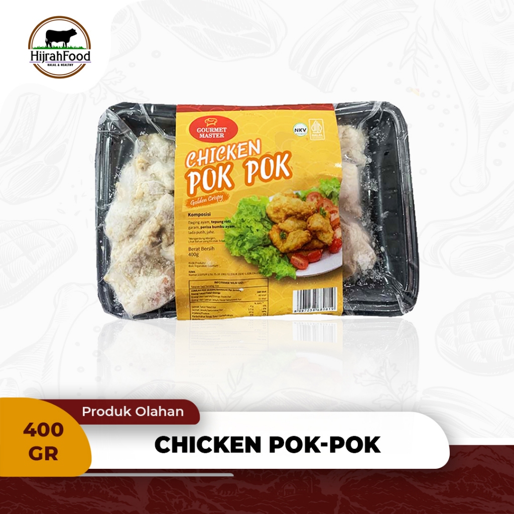 Jual Gourmet Master Chicken Pok Pok Ayam Tepung Olahan Golden Crispy 400 gram | Shopee Indonesia