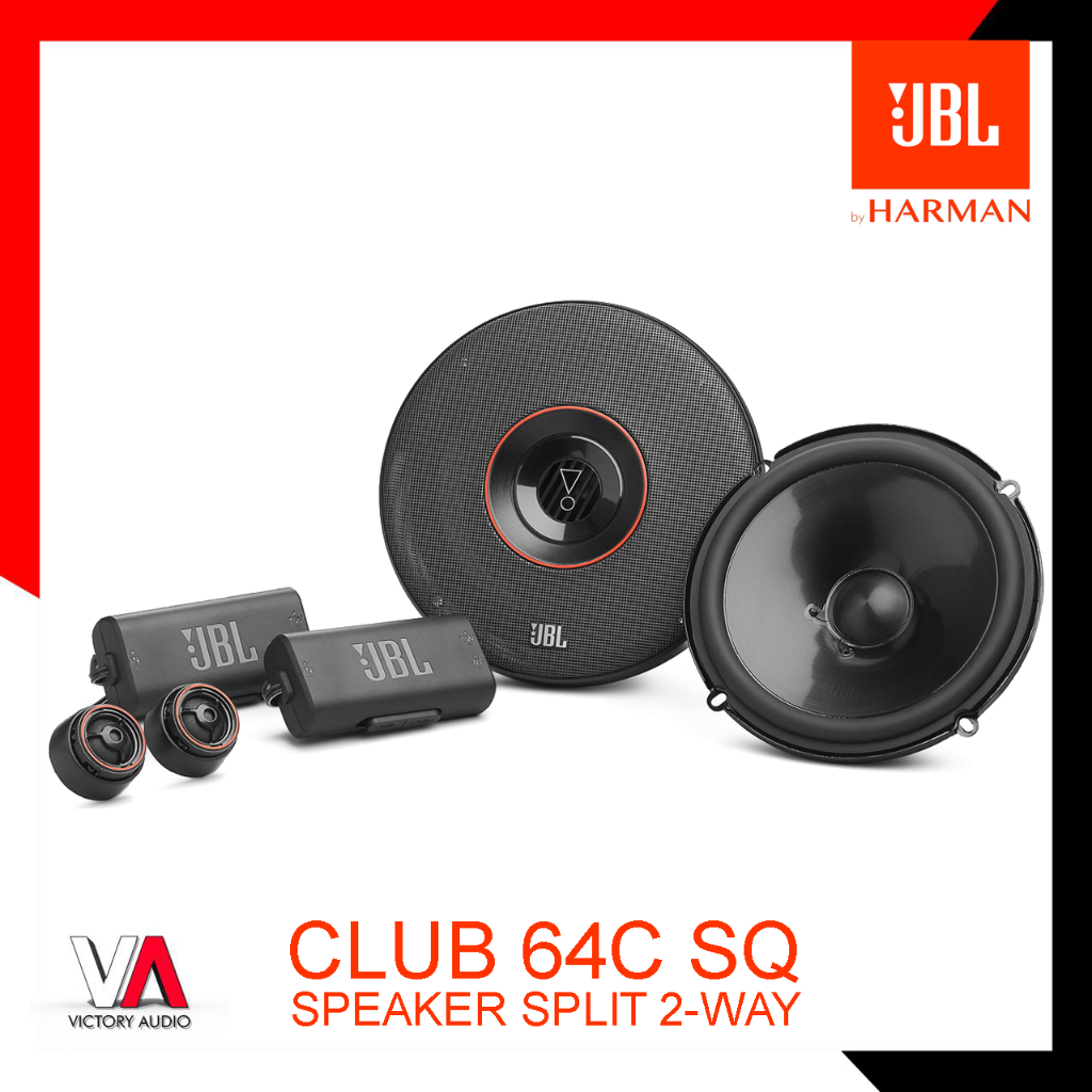 Jual Speaker Split 2-Way Component System JBL CLUB 64C SQ for Sound Quality Car Audio Mobil 6.5 ...