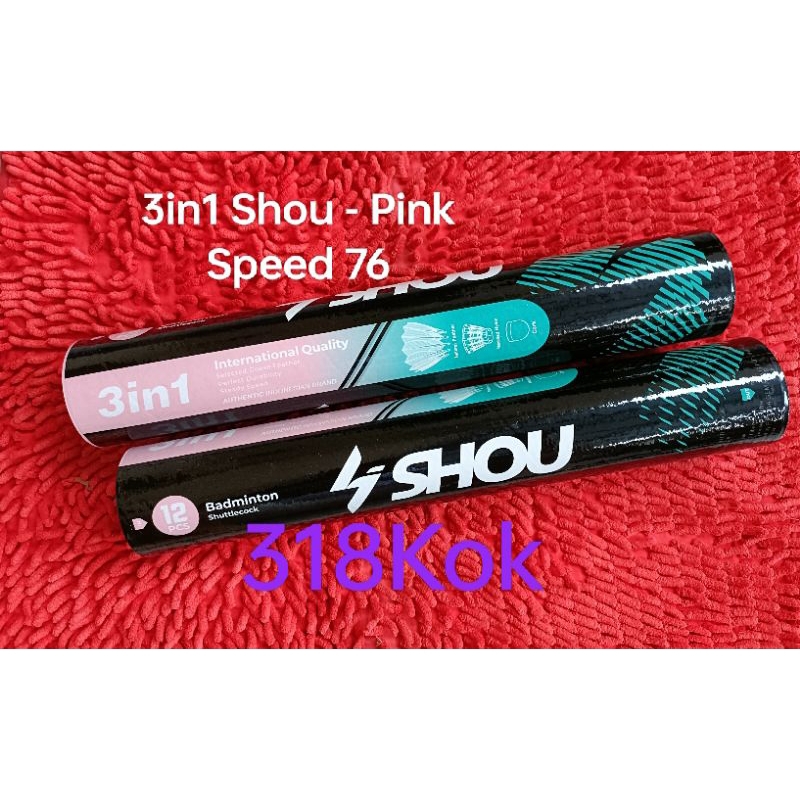 Jual Shuttlecock 3in1 Shou Pink | Shopee Indonesia