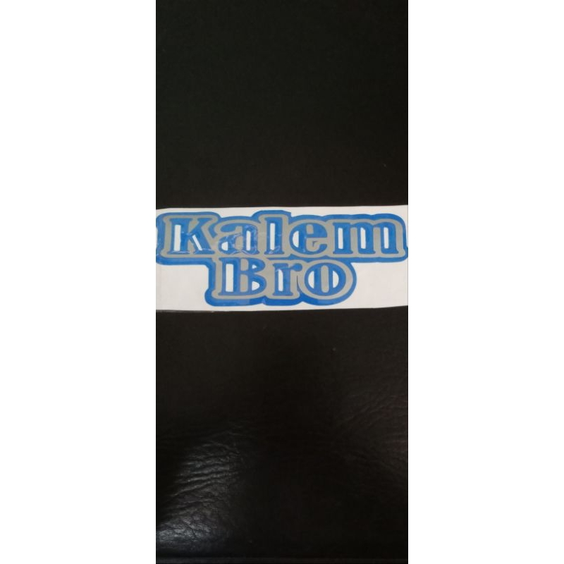 Jual sticker cutting tulisan kalem bro ukuran 15,5cm*6cm | Shopee Indonesia