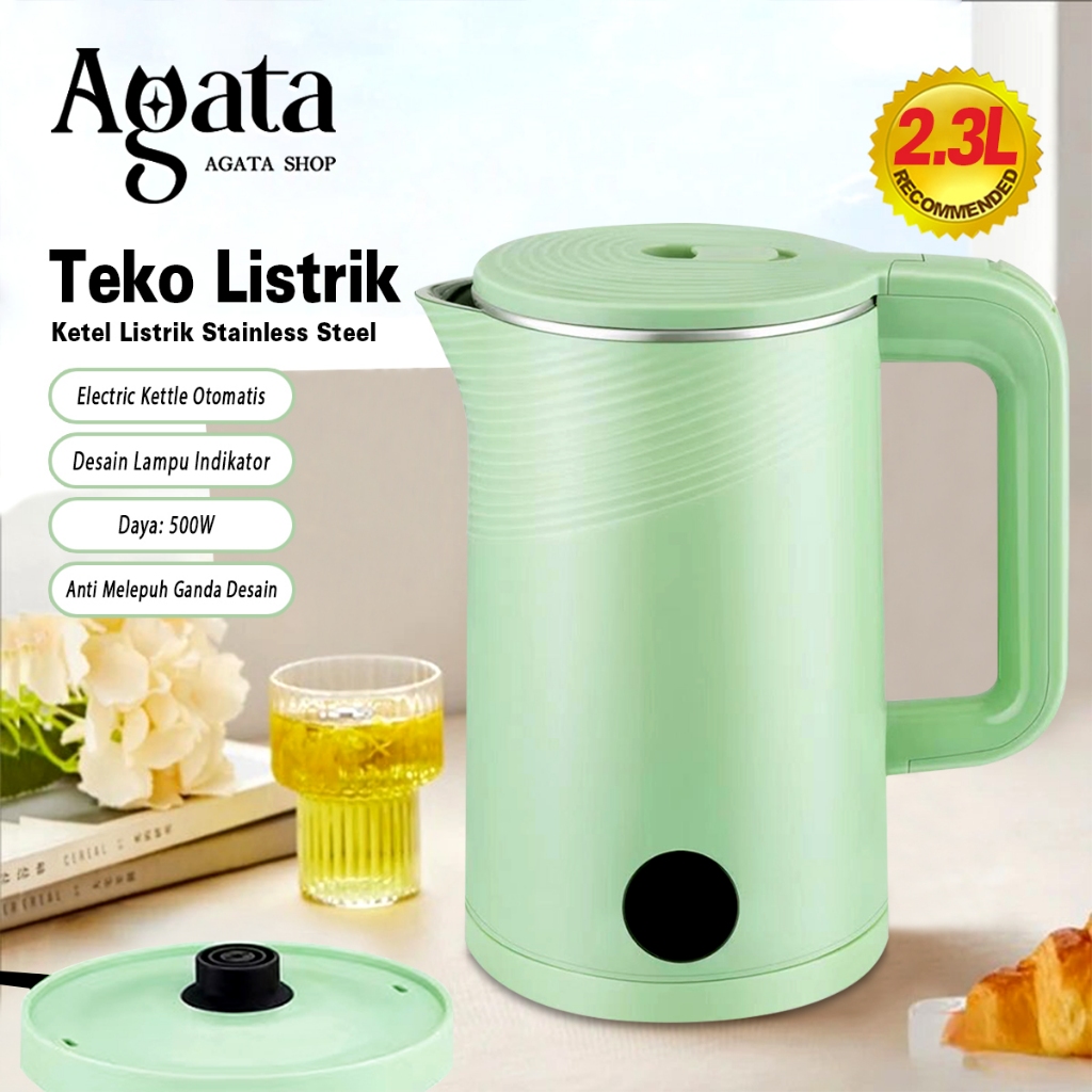 Jual Teko Listrik 2.3L Stainless Steel Electric Kettle Pemanas Air ...