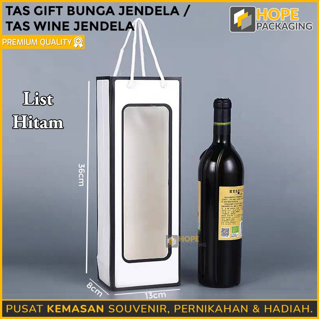 Jual Paper bag wine botol / paperbag bunga panjang / Kantong panjang ...