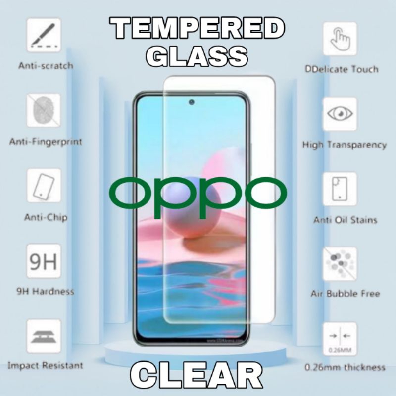 Jual OPPO Tg / Pelindung Layar / Anti Gores Bening / Tempered Glass Bening Oppo A5 2020 A9 2020 ...