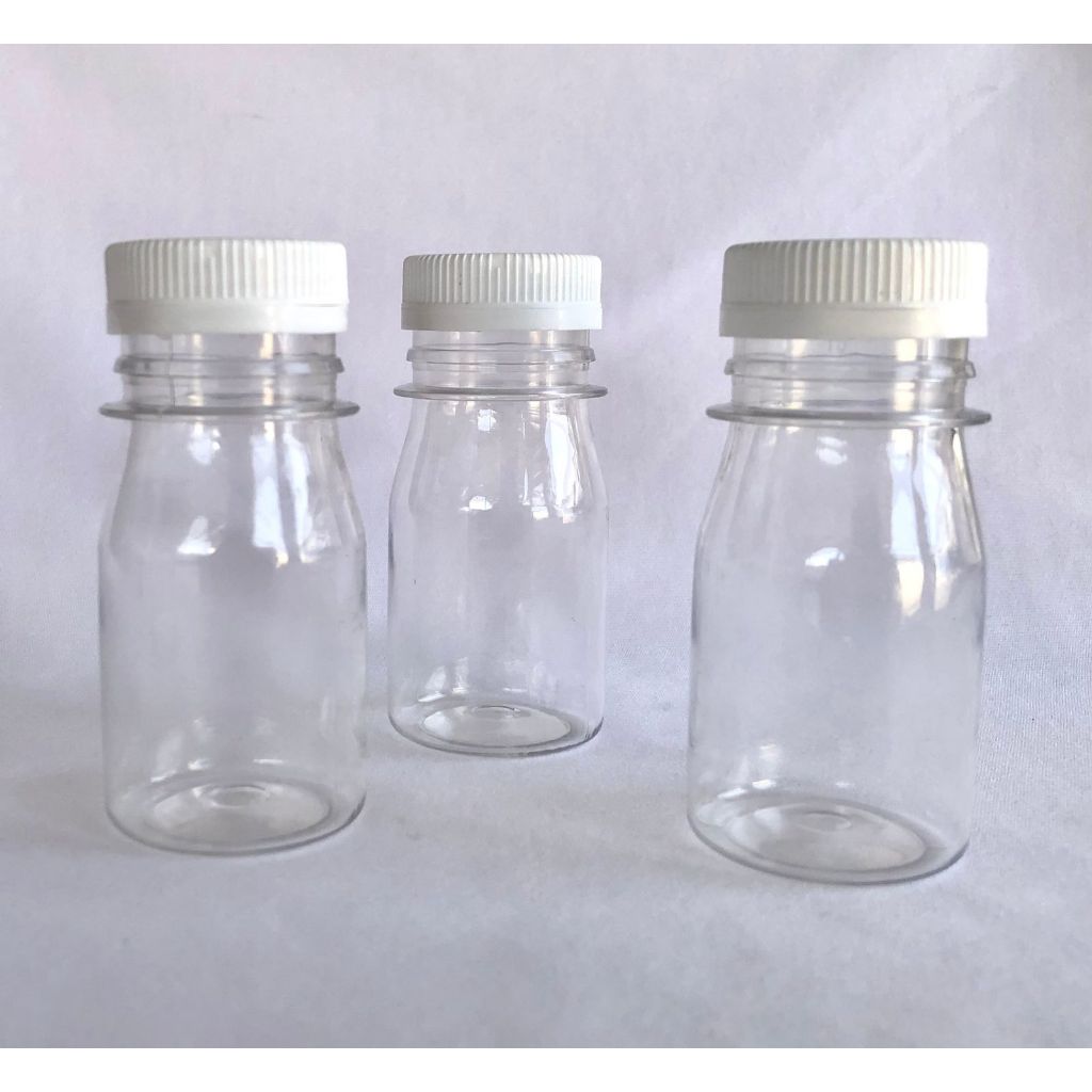 Jual BOTOL KALE 250 ML BOTOL MINI 50ML PLASTIK TEBAL PET / BOTOL JUS ...
